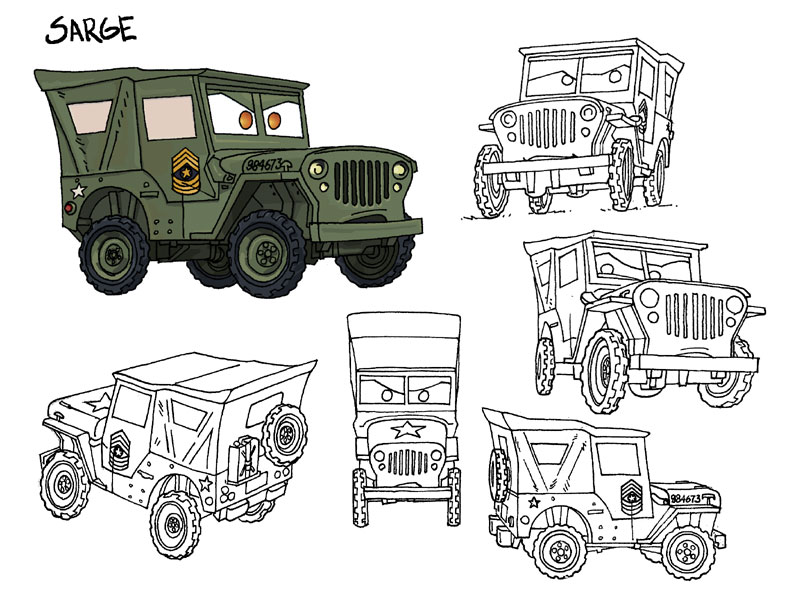 Allen Gladfelter: Comics and Art: Learning how to draw the Cars