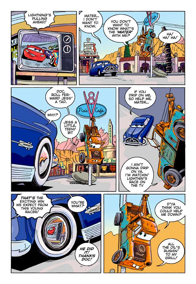 Allen Gladfelter: Comics and Art: Cars Test Pages