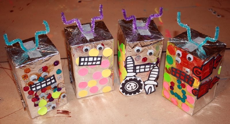 Filth Wizardry: Aluminium foil robots