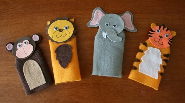 Filth Wizardry: Felt and foam animal hand puppets