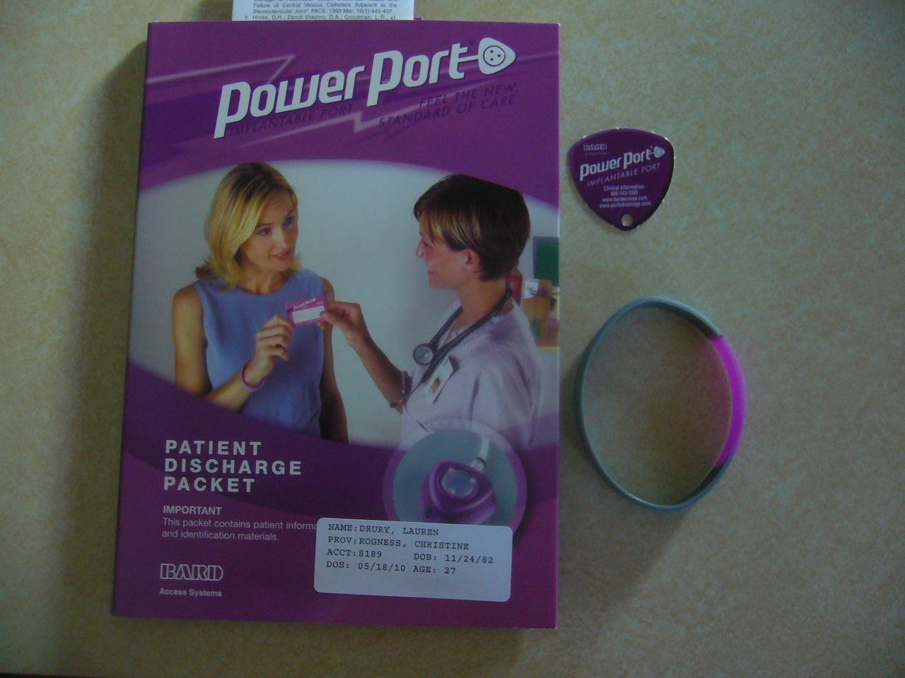 The Cancer Journey: The "Power Port" May 18th 2010