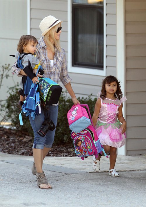 BlackLove:black celebs and their beautiful kids: Elin seen picking up ...