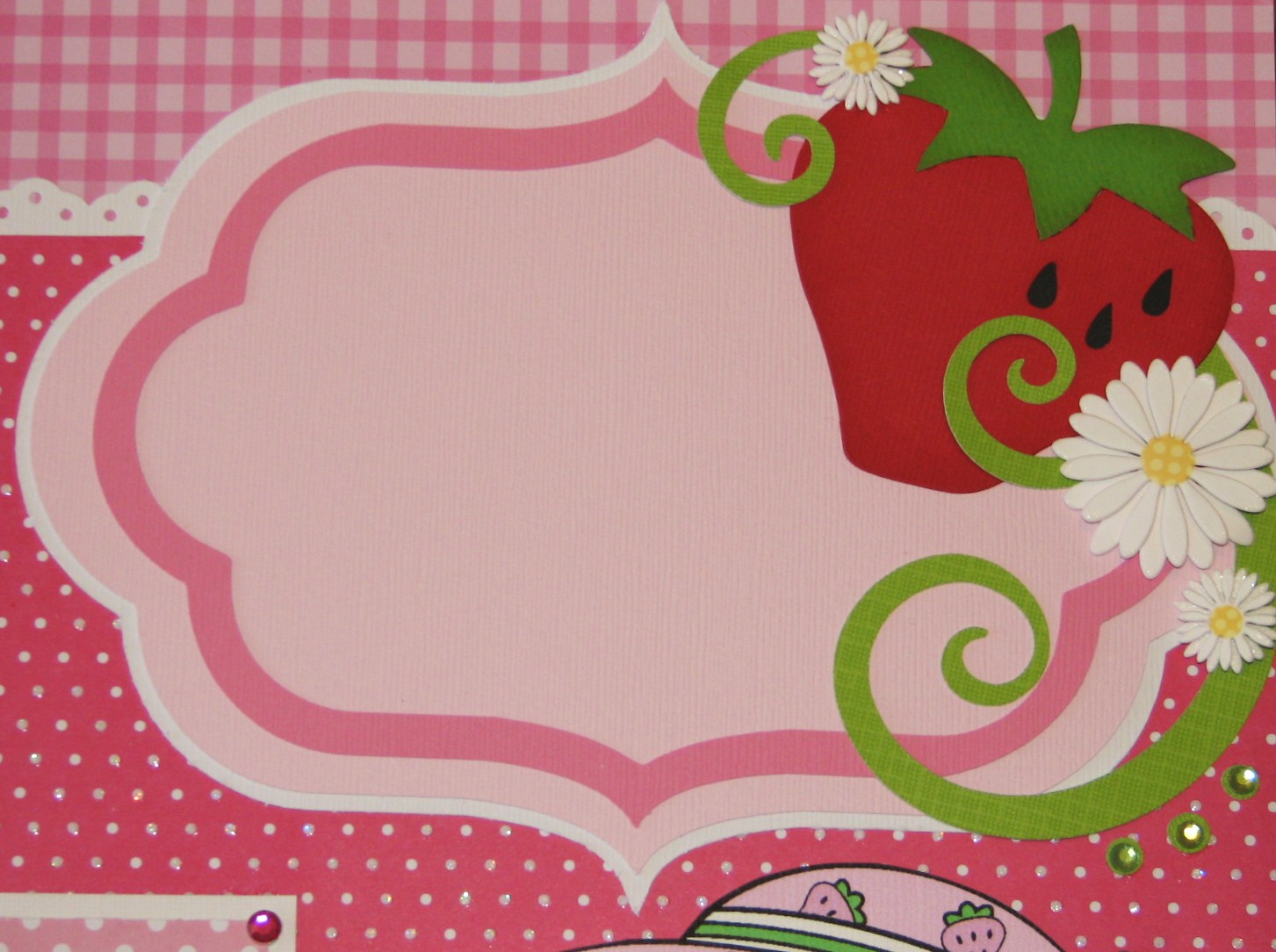 The Avid Scrapper: {Strawberry Shortcake "Cutie" Scrapbook Pages}