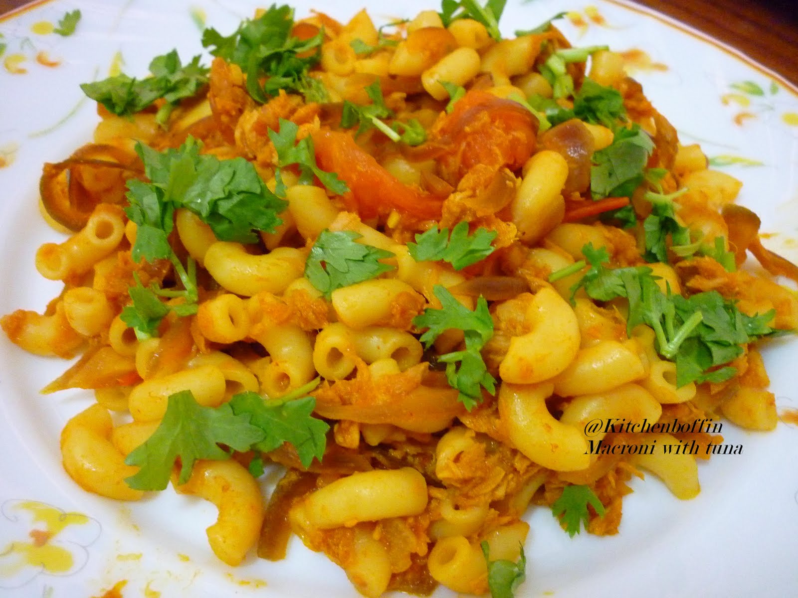 Kitchen Boffin: Macroni with Tuna