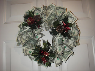 the gifted life: 3-Money Wreath