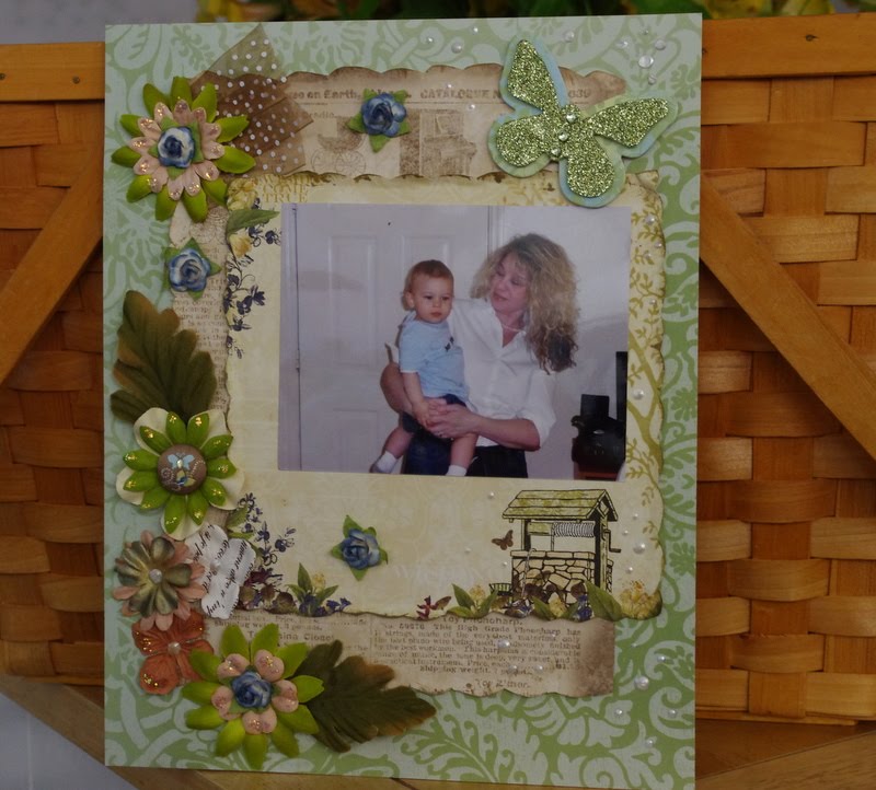 The Whimsical Flower: Shadow Box Frame & cute graphic