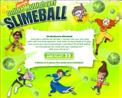 SlimeBall Multiplayer Game - Play Nicktoons Games Online