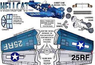 Livre Atitude Papercraft: F6F Hellcat