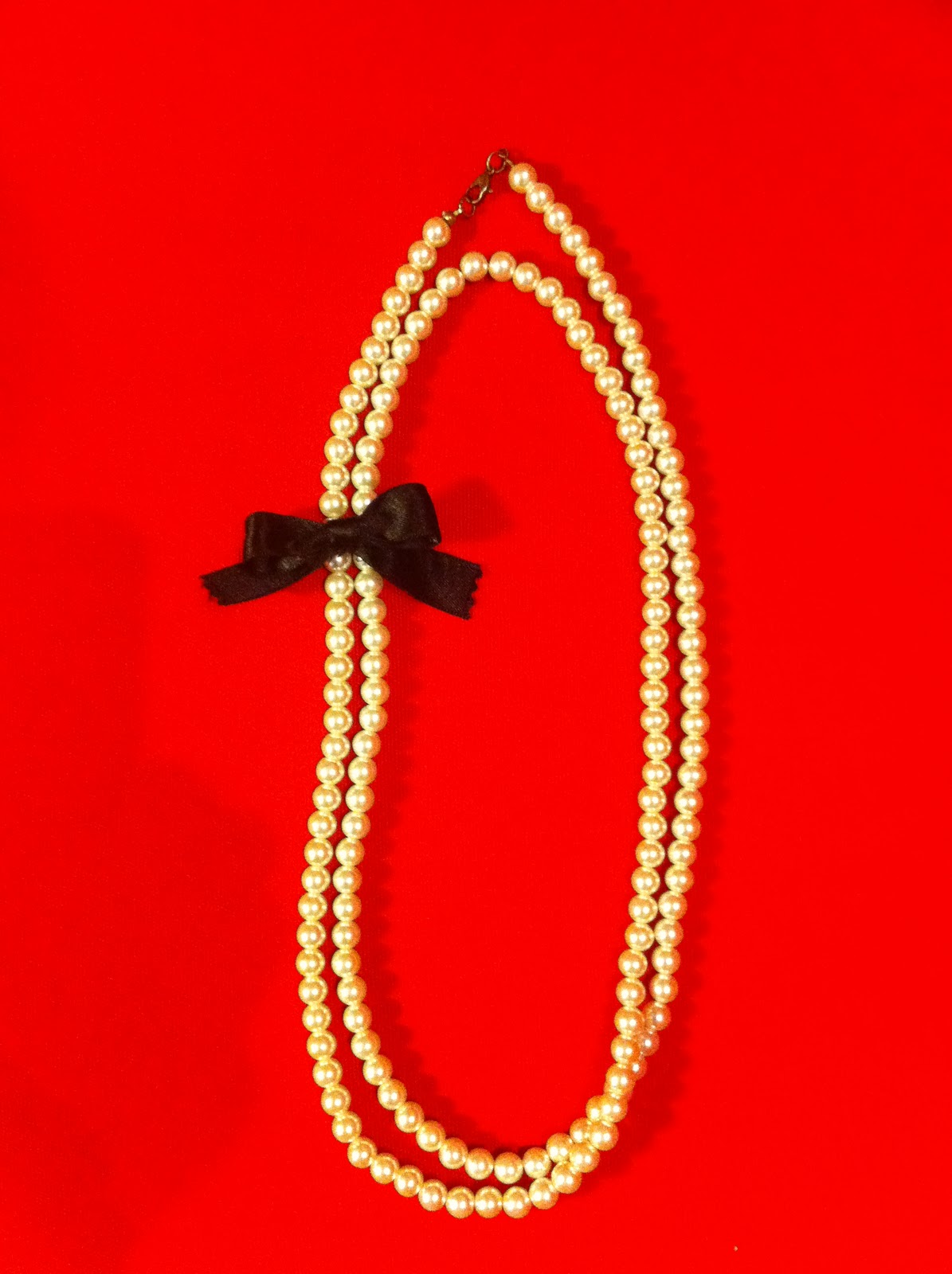 I Love La Dolce Vita: DIY FASHION: Collar de perlas con lazo (Pearls ...