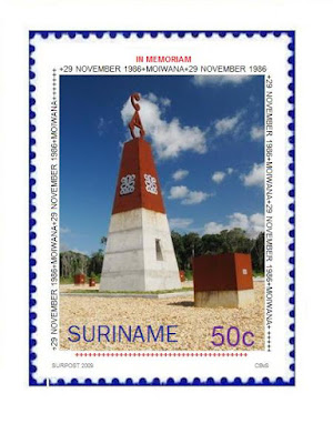 SURINAME STAMPS PHILATELY: REMENBRANCE OF TRAGICAL EVENTS OF MOIWANA ...