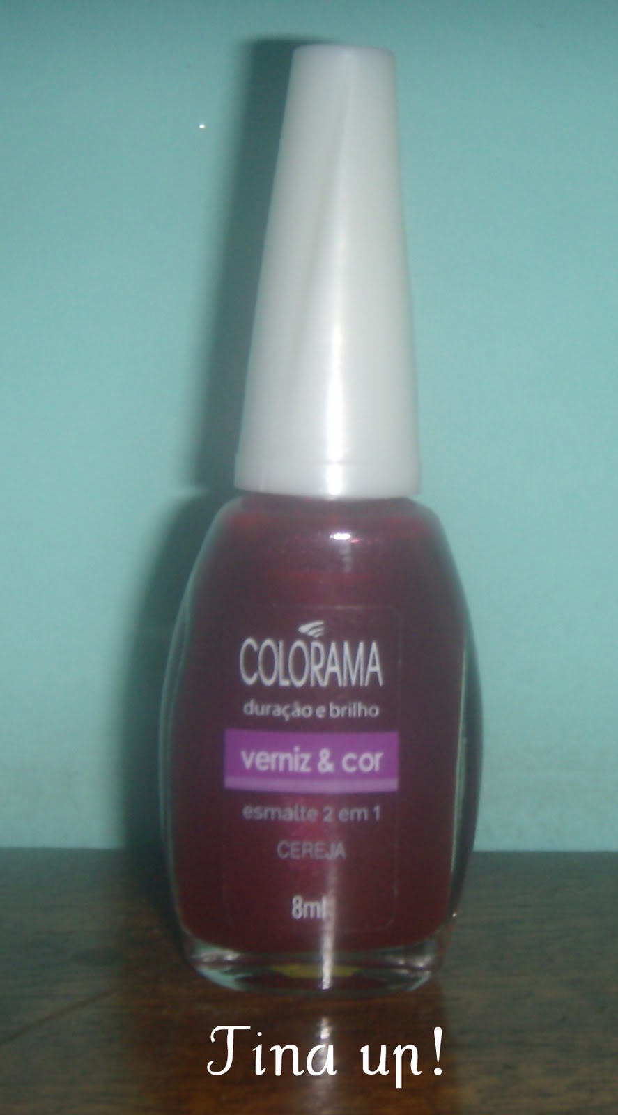 Tina up!: Esmalte perdido... Cereja da Colorama