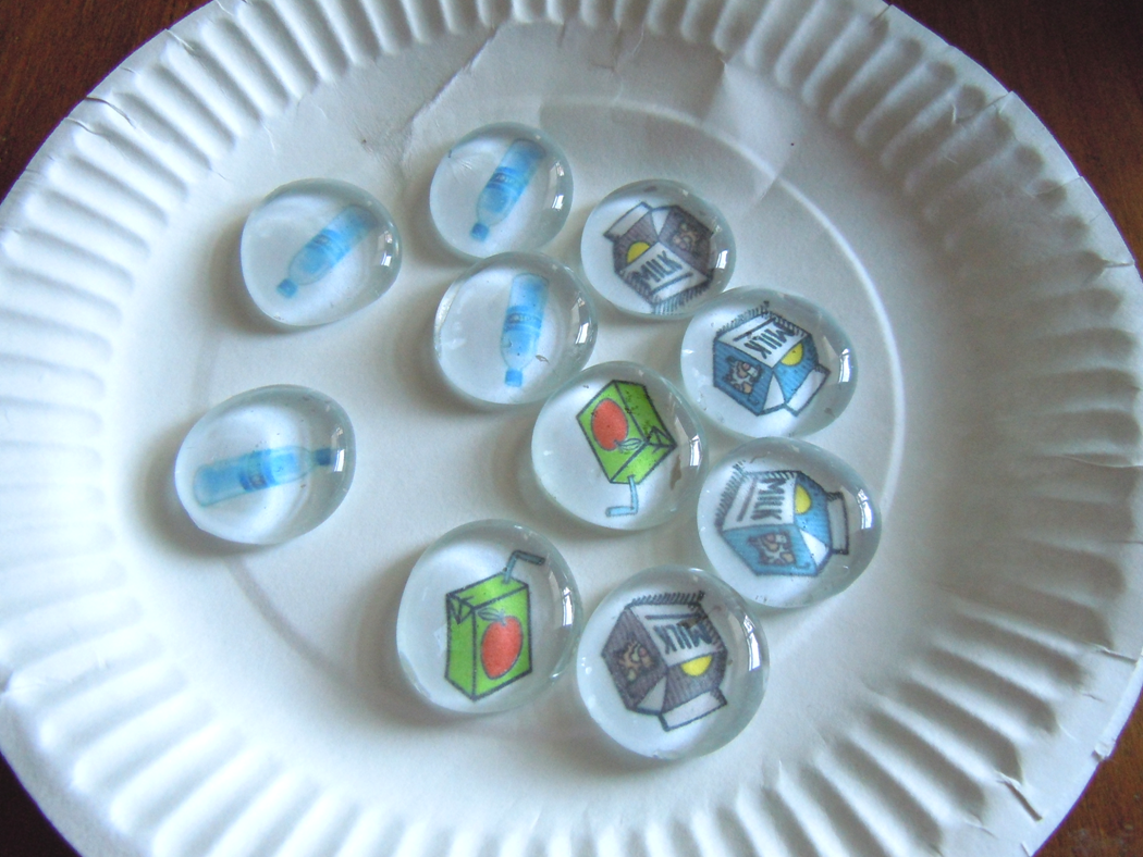 Marble Magnets Tutorial - Naturally Creative Mama