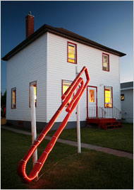 Yodis Phere: The Guy Who Turns A Red Paperclip Into A House