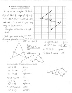 Jiazhen's Geometry: Unit3 Chapter Test Review Sheet Answer!