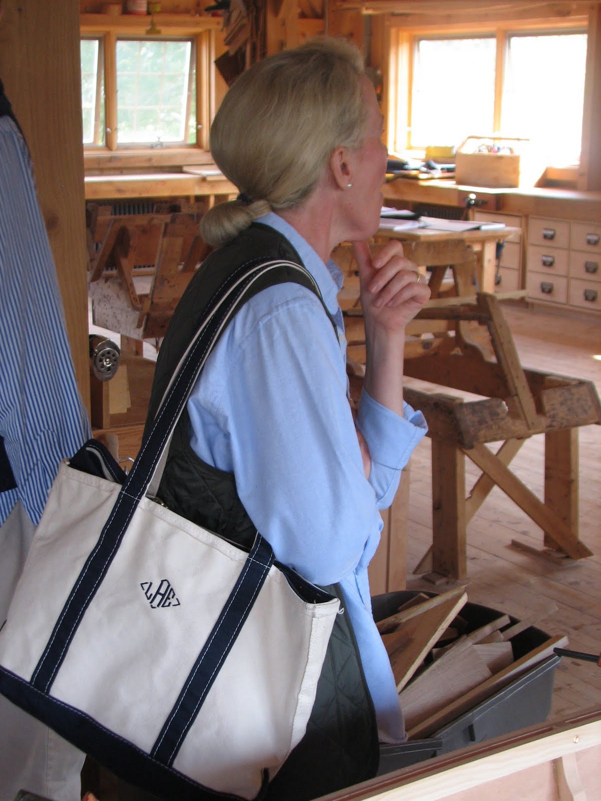 LL Bean Tote Bag. A preppy classic. | Ll bean tote, Tote outfit, Bags