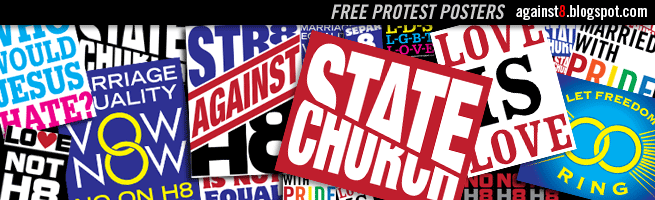 PROTEST POSTERS! Prop 8 + Marriage Equality: Upcoming Protests - Prop 8 ...