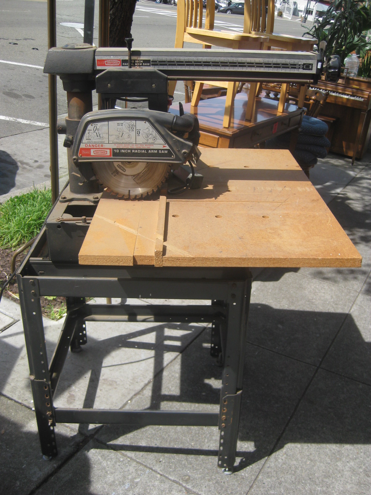UHURU FURNITURE & COLLECTIBLES: SOLD - Craftsman 10" Radial Arm Saw - $35
