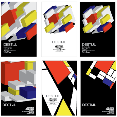 Colin Mahoney: De Stijl Art Movement Poster