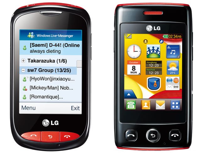 Celulares-com: LG Wink, una gama de teléfonos táctiles que cubre las ...