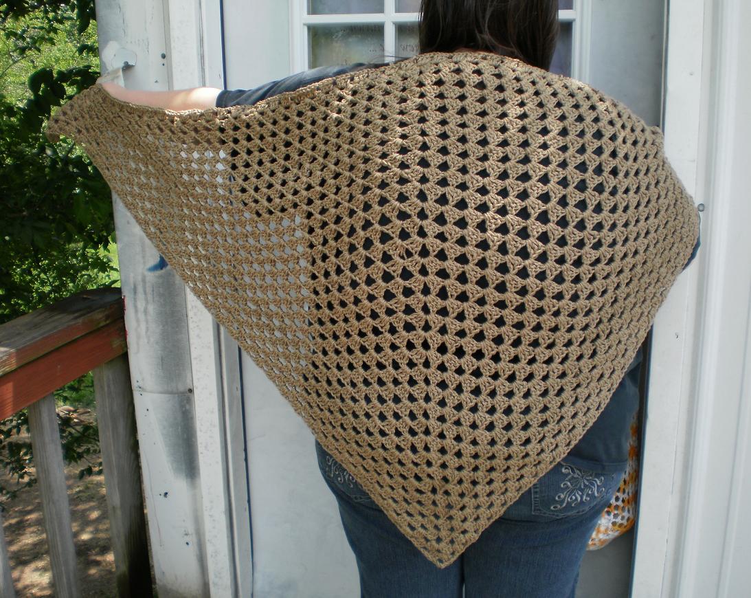 The Left Side of Crochet: Civil War Era Shawl