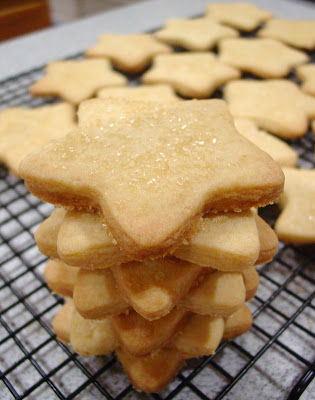 Lick The Bowl Good: Day 1- Glittery Shortbread Stars