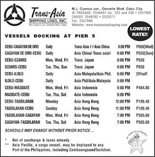 Philippines Shipping Guide: January 2009