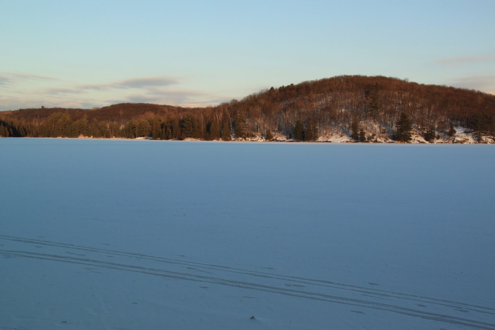 Digressions and Disappointments: Snowshoeing at Lac Philippe