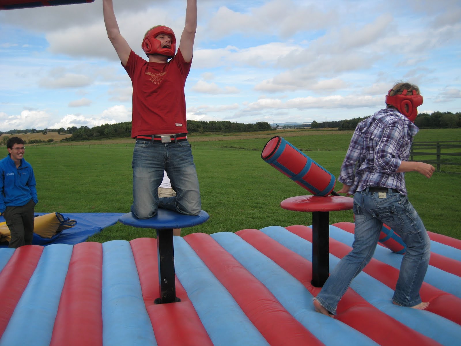 The Harrison-Helins: Team building with CB: Gladiator games (Or: "It's ...