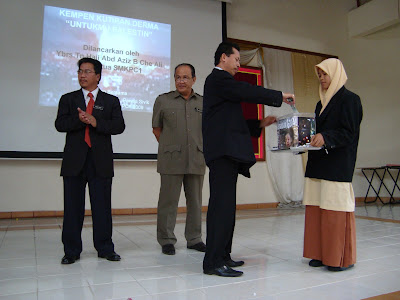 SMK PENGKALAN CHEPA 1: MAJLIS PELANCARAN TABUNG DERMA PALESTIN