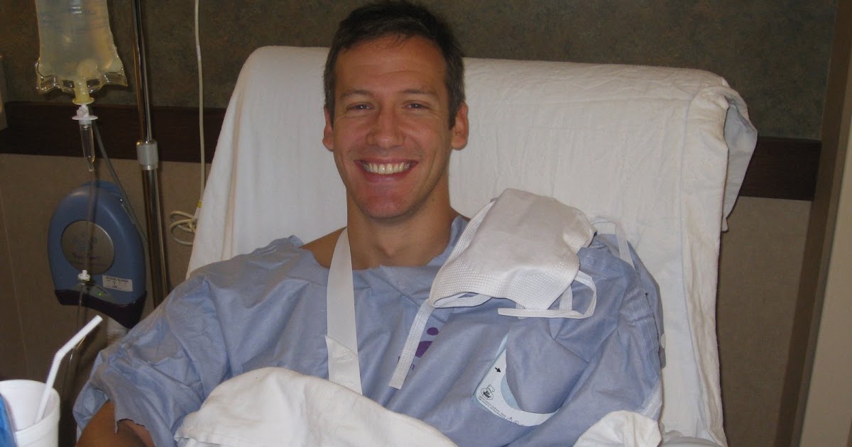 The Ward Family: Jason's Shoulder Surgery-"Weight Lifters Shoulder"