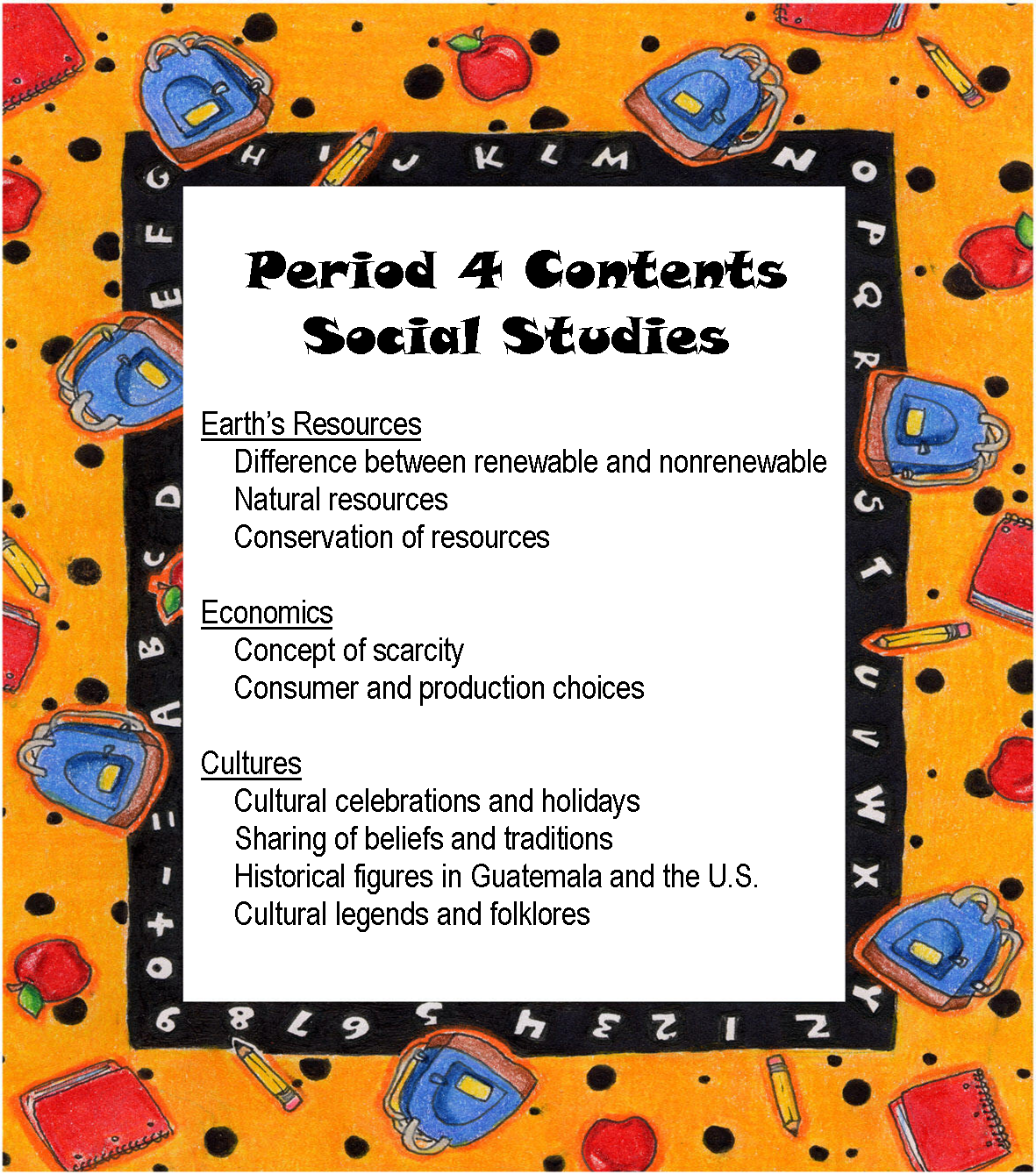 From the Teacher's Desk: August 2010