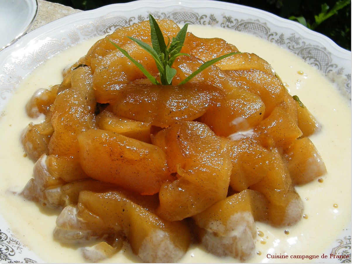 Cuisine et Campagne de France : POMMES CONFITES A LA VERVEINE A LA ...
