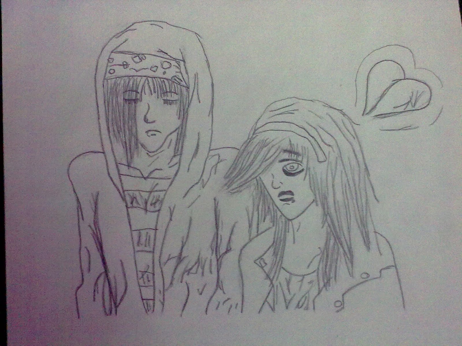 Dibujos de novios Emos - Imagui