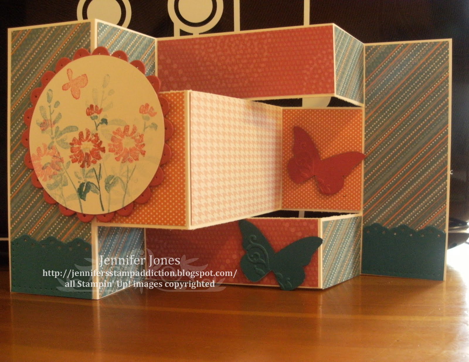 OCUSTAMP....: Funky Folds Class- Tri-Shutter card