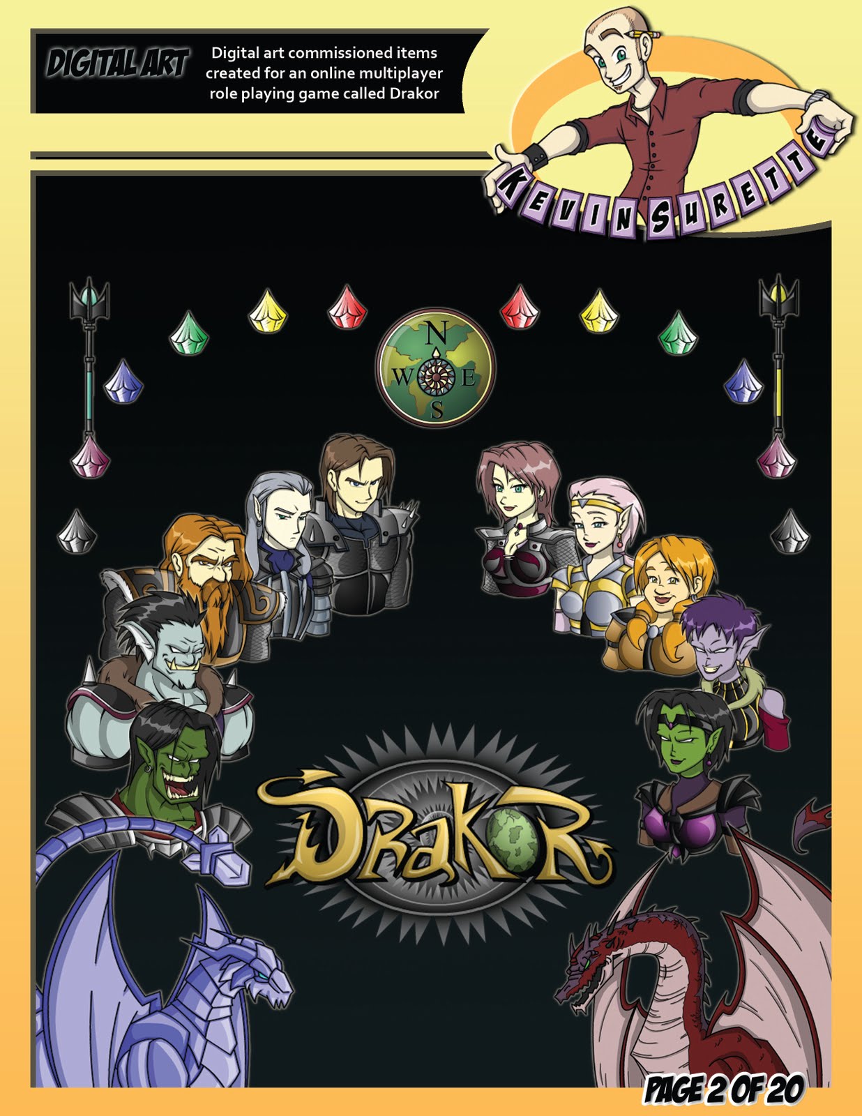 Kevin Surette presents stuff on paper