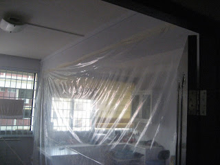 Rejuvenation of our Kitchen and Master Toilet: Buying the plastic sheet ...