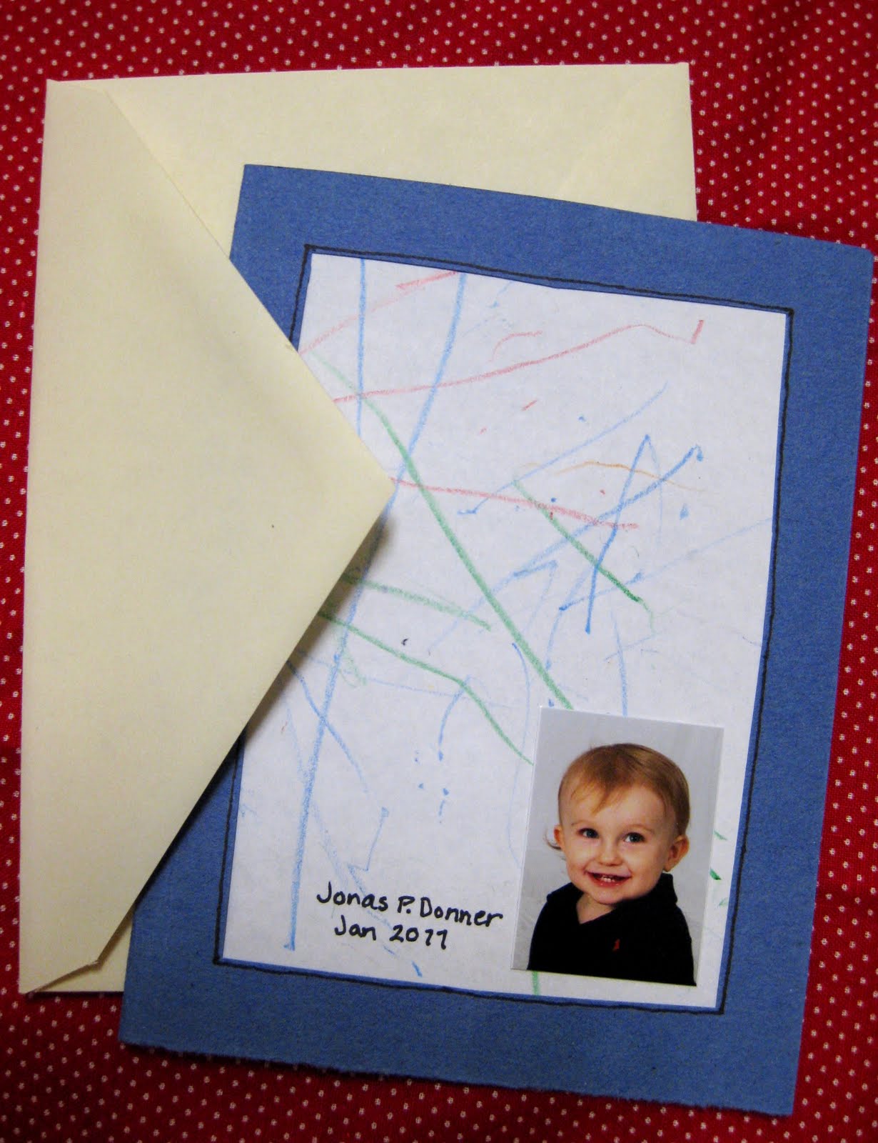 A little Donnerwetter Blog: Baby's First Drawing Greeting Card