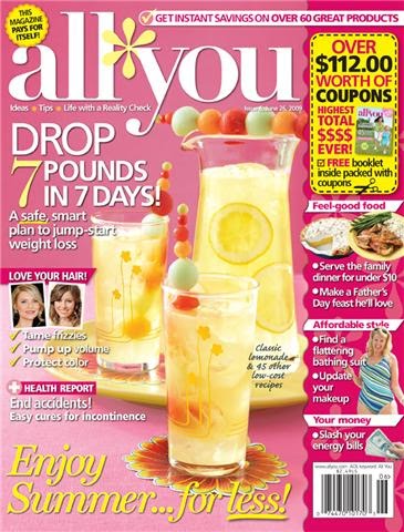 Frugal Freebies: Sneak Peek - June issue of ALL YOU magazine
