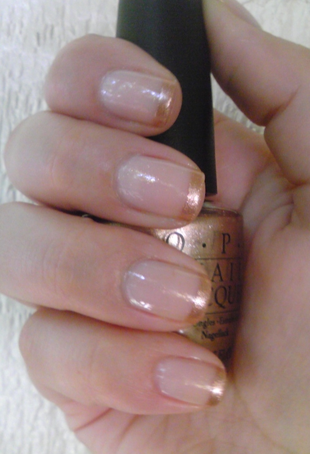 Polish or Perish: A Celebratory Gold-Tip French!