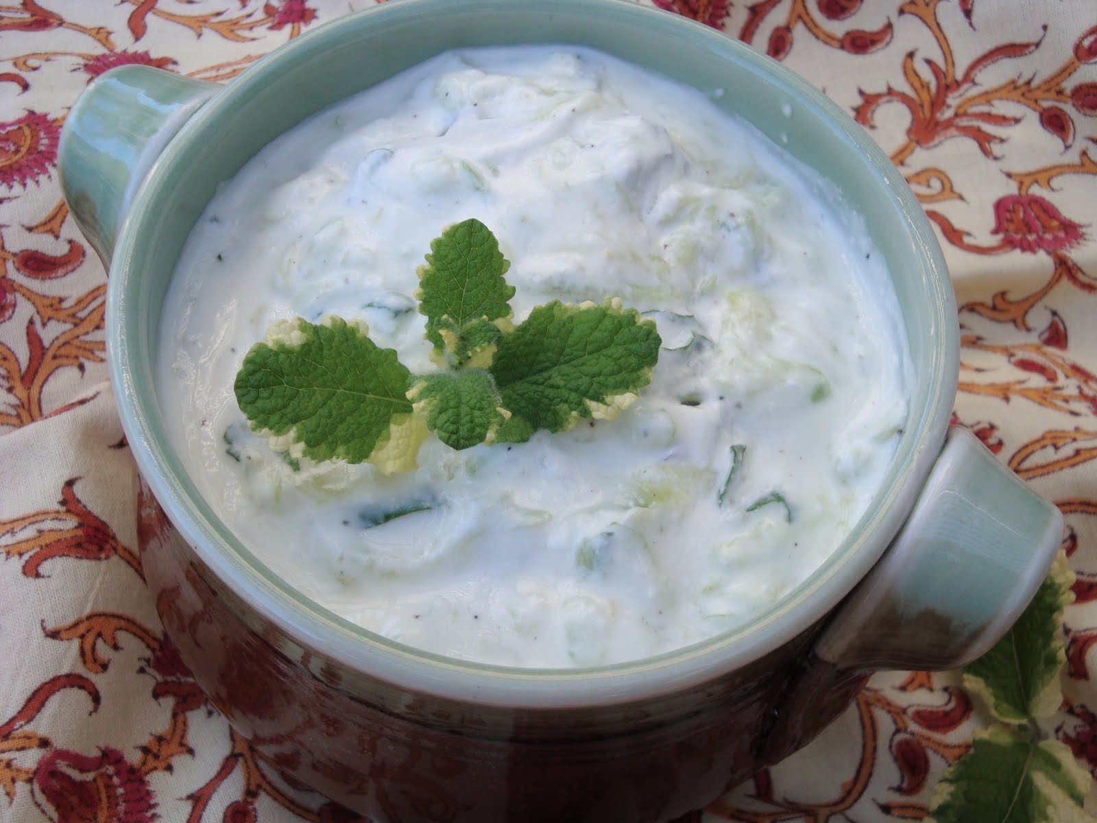 Entertaining From an Ethnic Indian Kitchen: Cucumber raita