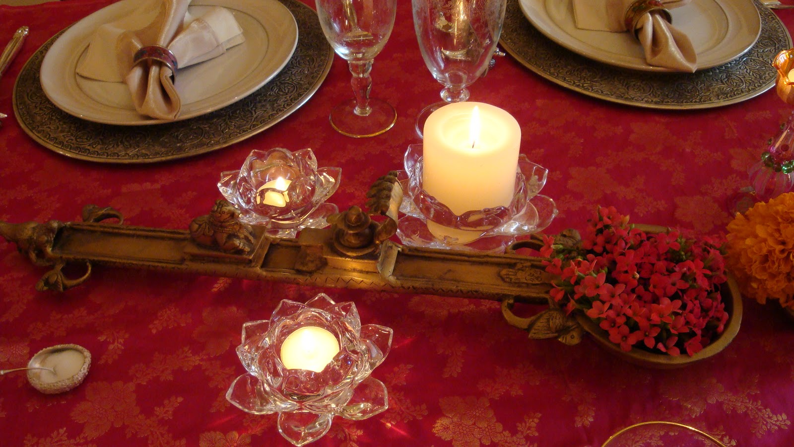 Entertaining From an Ethnic Indian Kitchen: My Deepawali Table