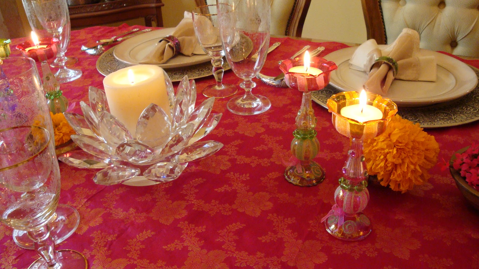 Entertaining From an Ethnic Indian Kitchen: My Deepawali Table