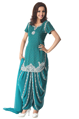 Party Wear Suits: Samosa Salwar Suit