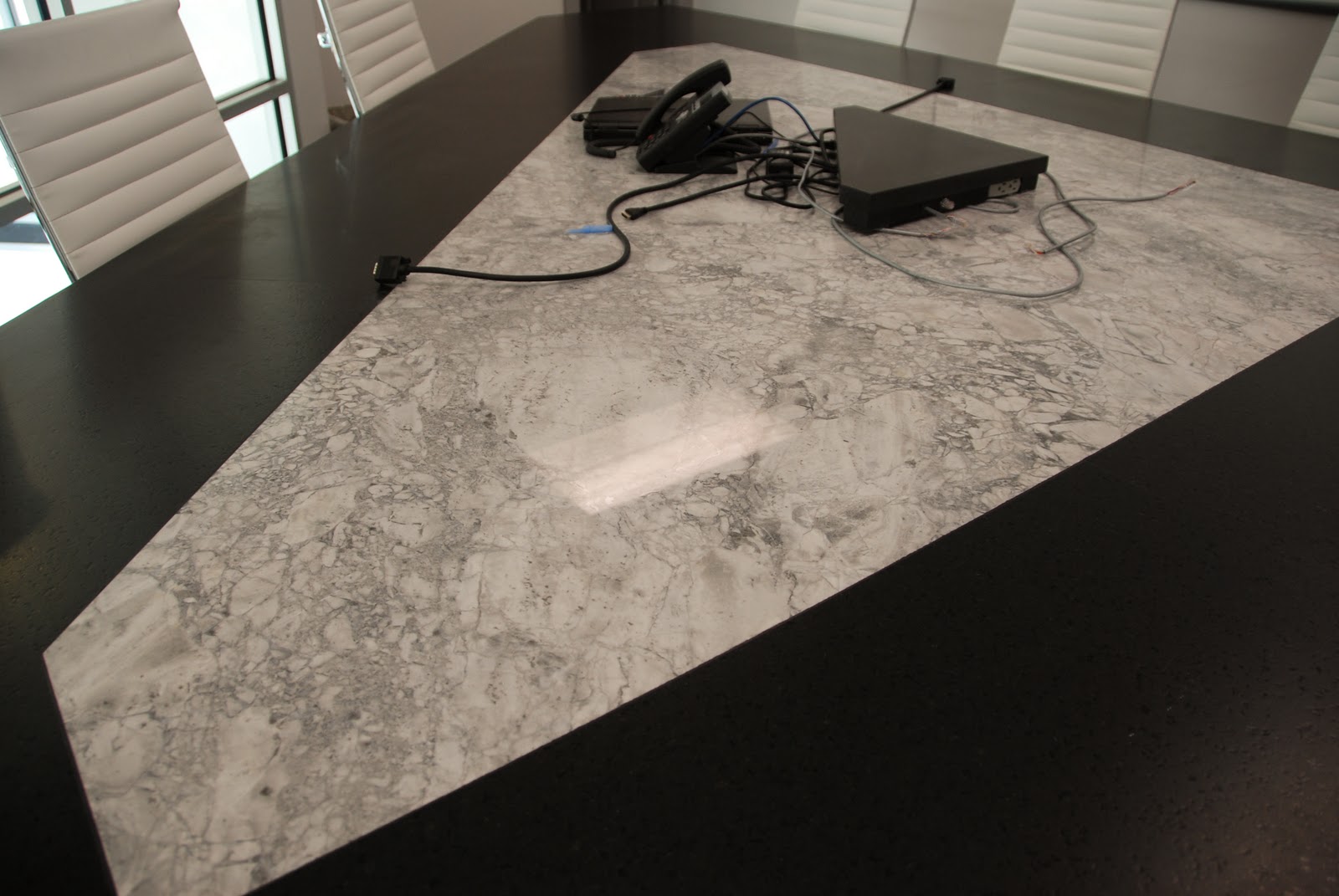 The Granite Gurus: Our Conference Table Completed!