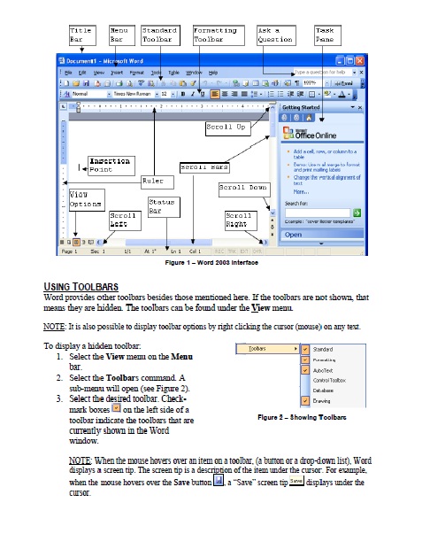Computer Lesson In PGD SE.: INTRODUCTION OF MS WORD 01