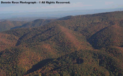 The High Knob Landform: Whitewater Rolls In High Knob Massif