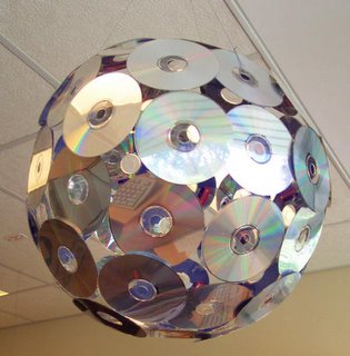 KanaQ Rinjani: Kerajinan dari CD bekas