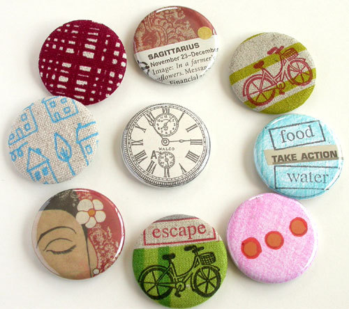 Got Craft Blog: make :: mini art buttons