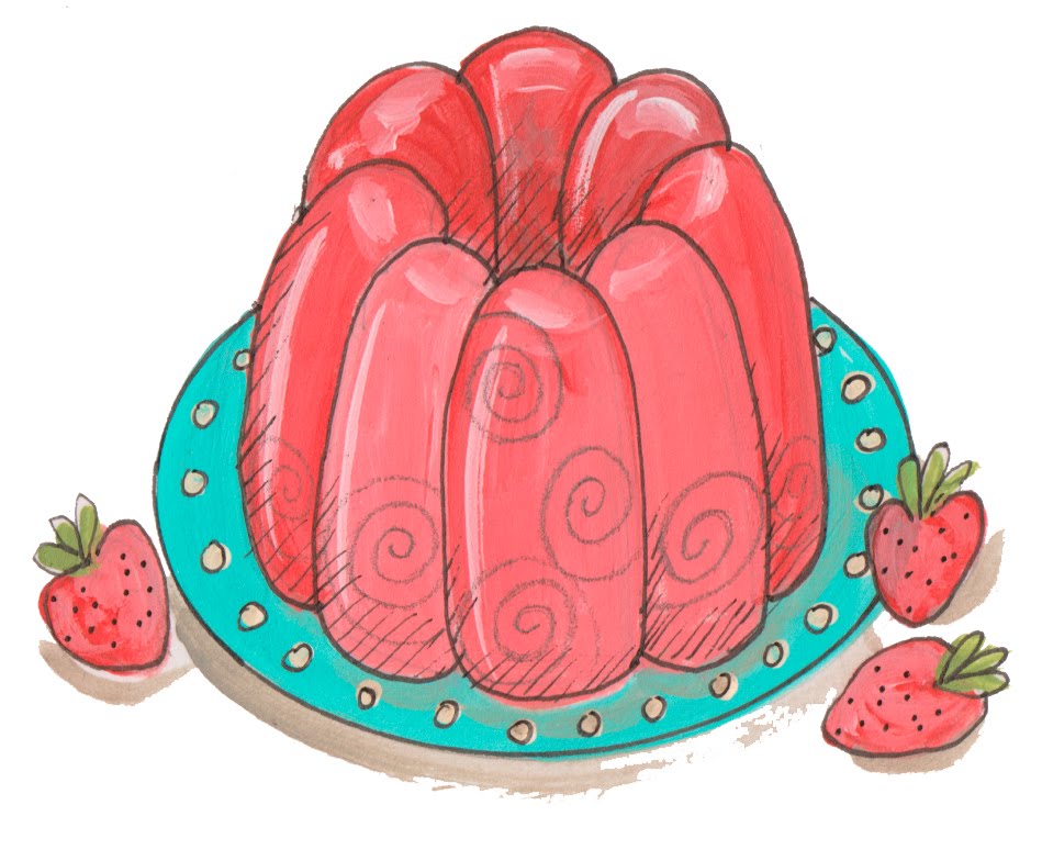 Lisa Orgler Design: Strawberry Jell-o Mold