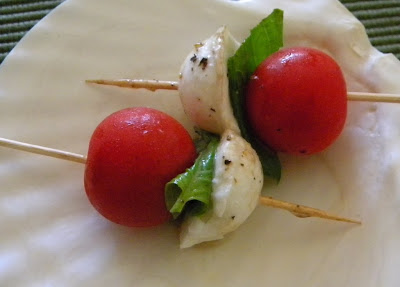 homework: Good Taste: caprese sticks